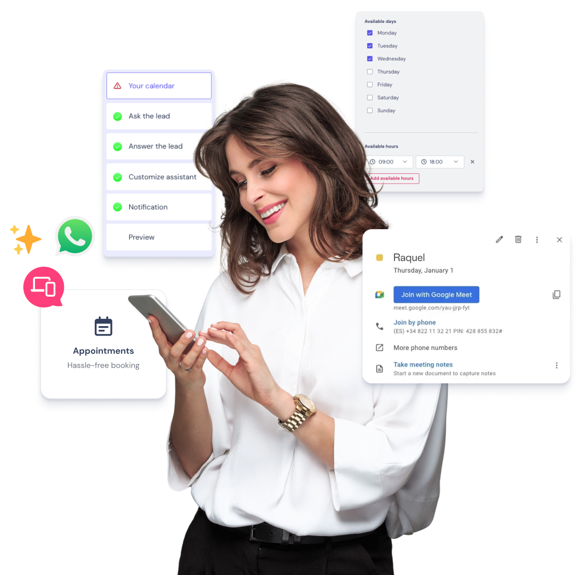 AI Chatbot Generator for Conversational Experiences | Landbot